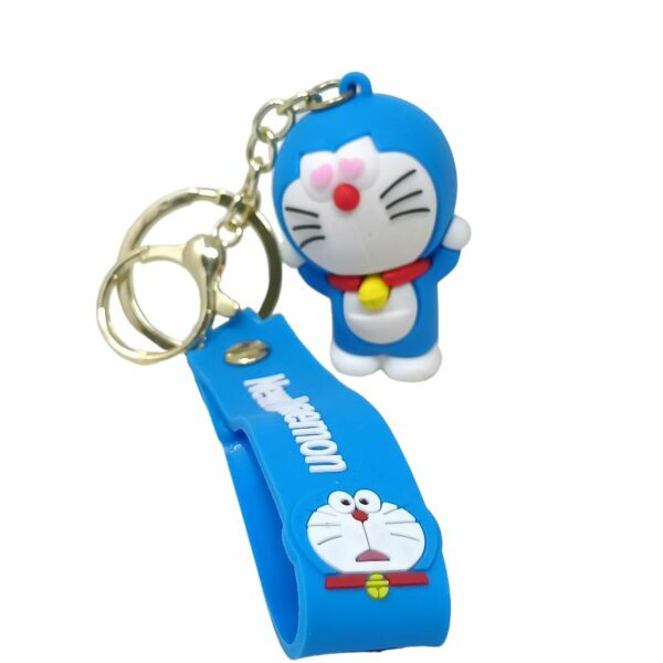 Heavy quality Doraemon shape rubber keyring (1 pc) – SELLET