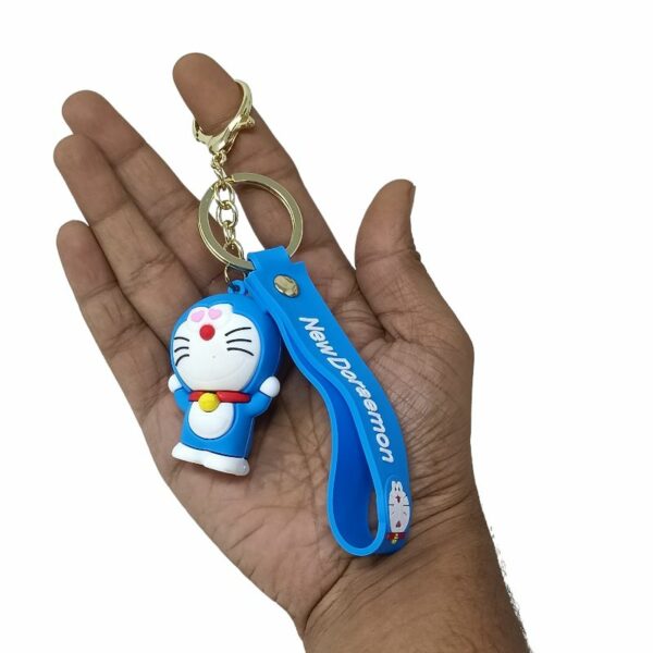 Heavy quality Doraemon shape rubber keyring (1 pc) – SELLET