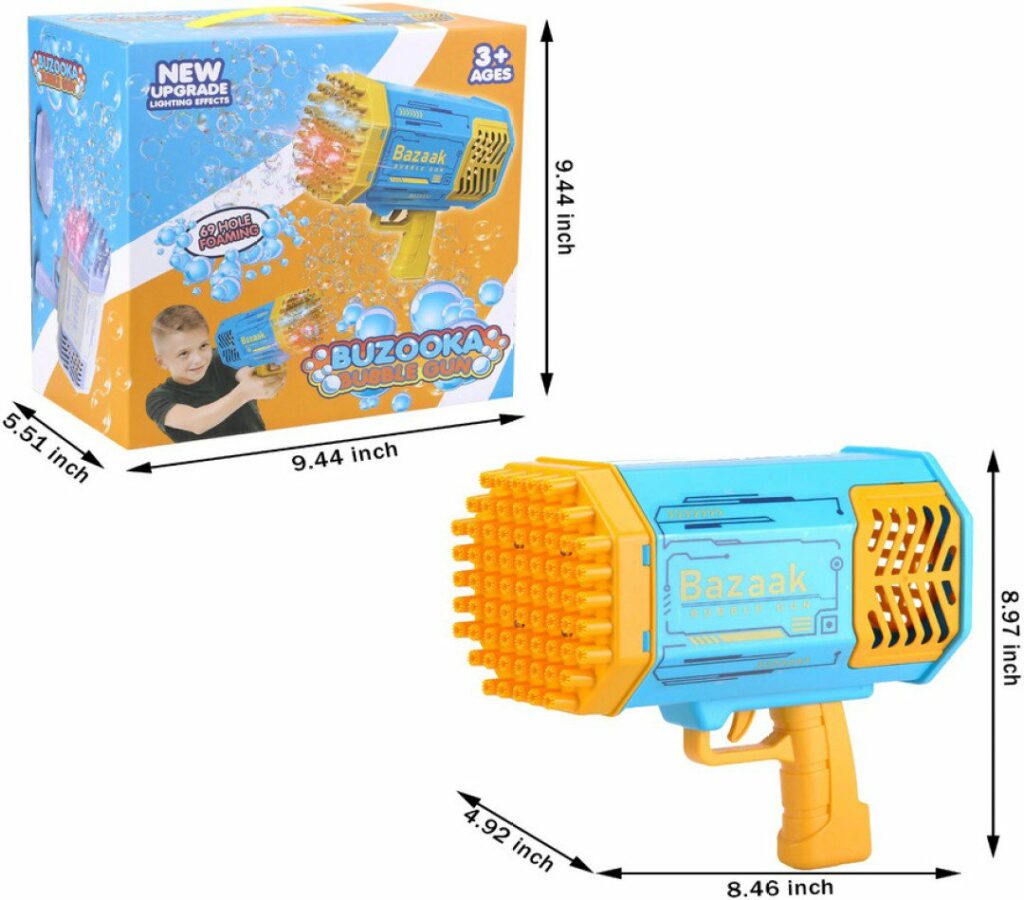 Rechargeable Jumbo Bubble Bazooka Gun – Sellet