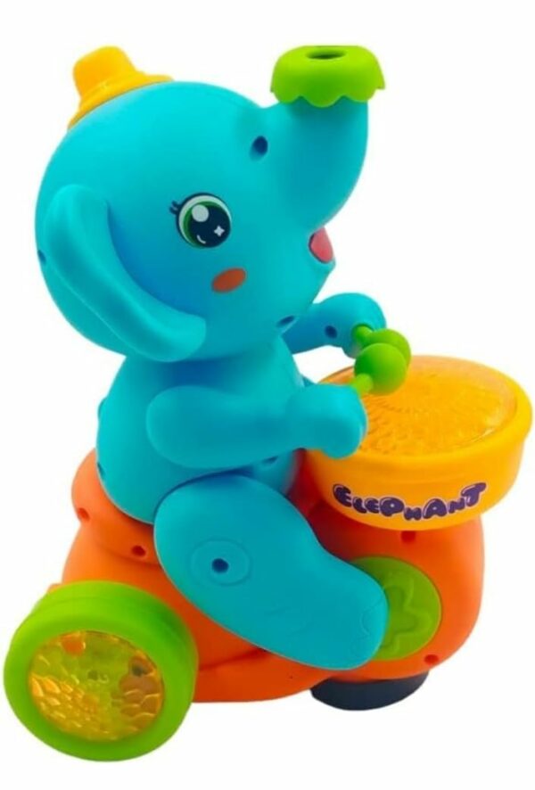 Cute Elephant Musician with Dazzling Light and Music – SELLET