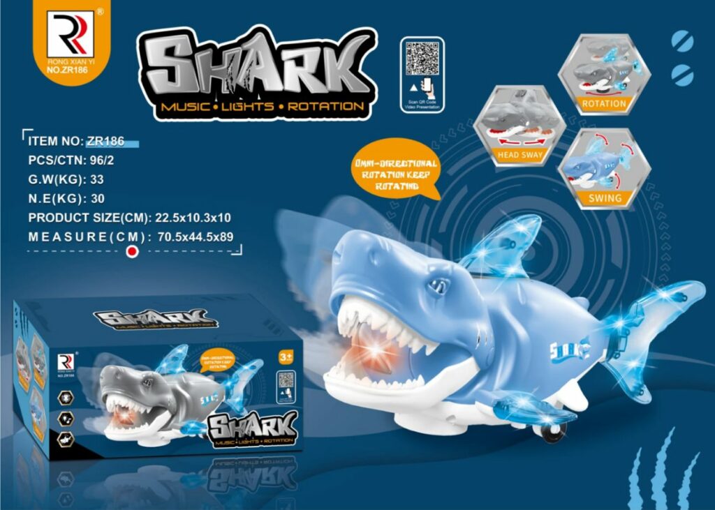 Musical Shark Toy with Light and Music – Sellet