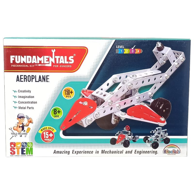 Aeroplane Metal Mechanic DIY STEM Model By Fundamentals – Sellet