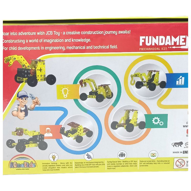 JCB Metal Mechanic DIY STEM Model By Fundamentals – Sellet