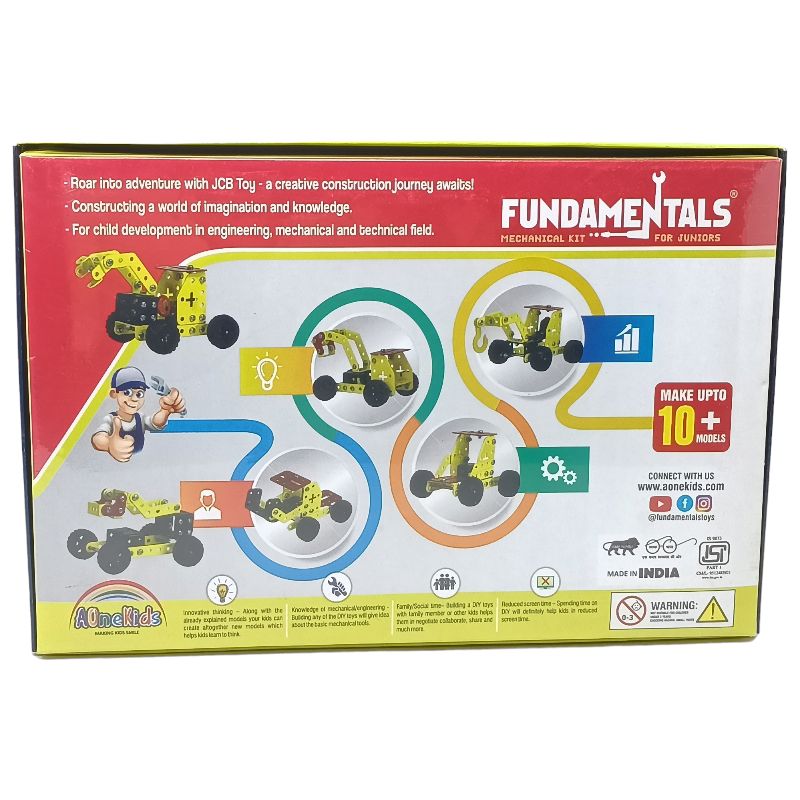 JCB Metal Mechanic DIY STEM Model By Fundamentals – Sellet