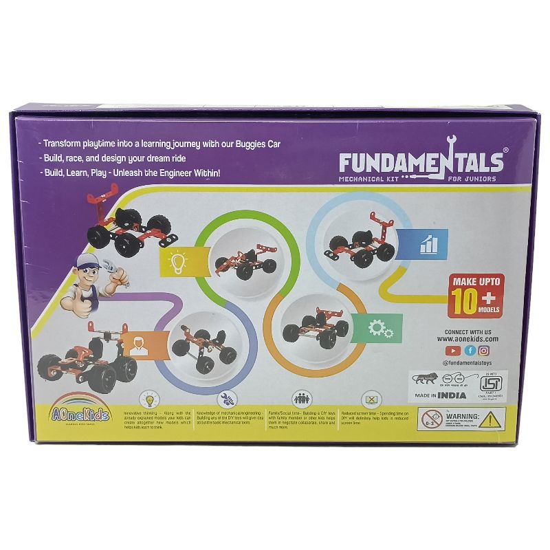 Car Buggy Metal Mechanic DIY STEM Model By Fundamentals – Sellet