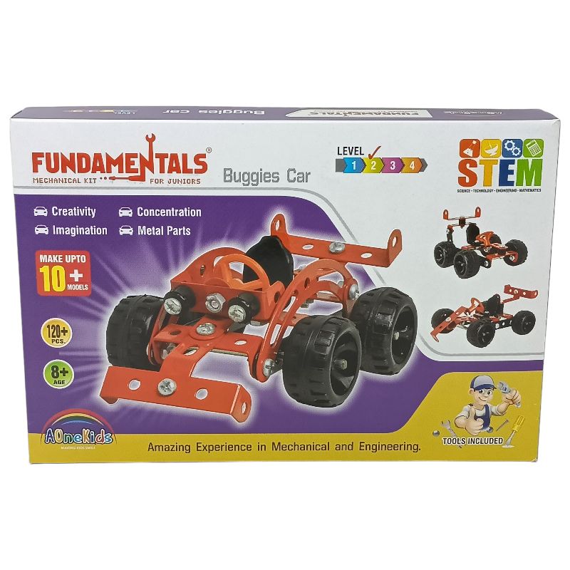 Car Buggy Metal Mechanic DIY STEM Model By Fundamentals – Sellet