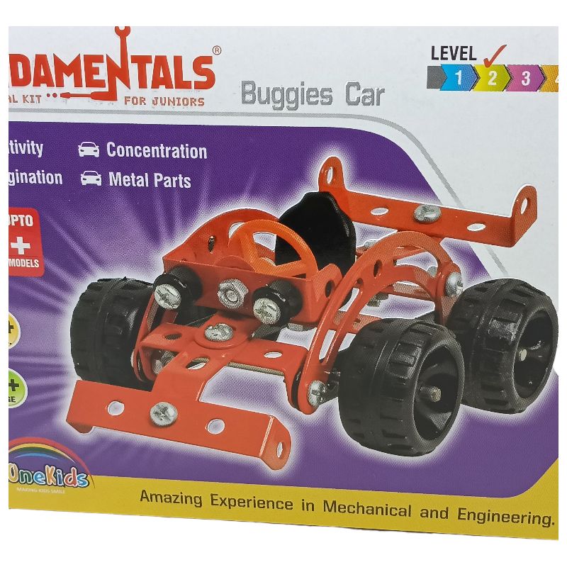 Car Buggy Metal Mechanic DIY STEM Model By Fundamentals – Sellet