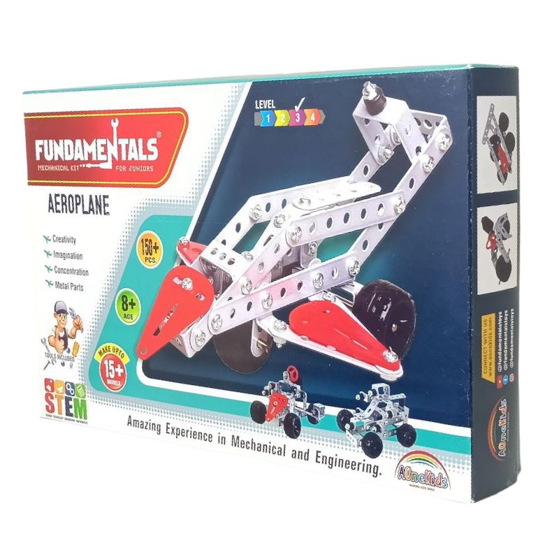 Aeroplane Metal Mechanic DIY STEM Model By Fundamentals – Sellet