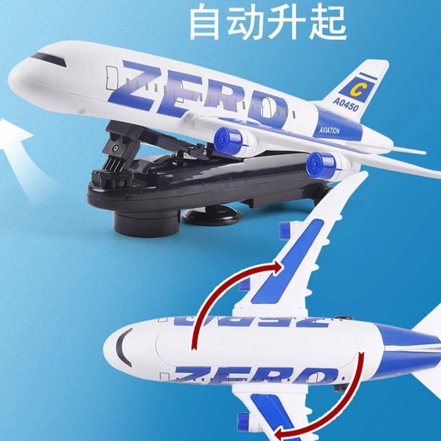 Zero Aircraft Plane with lights and music Airplane – Sellet