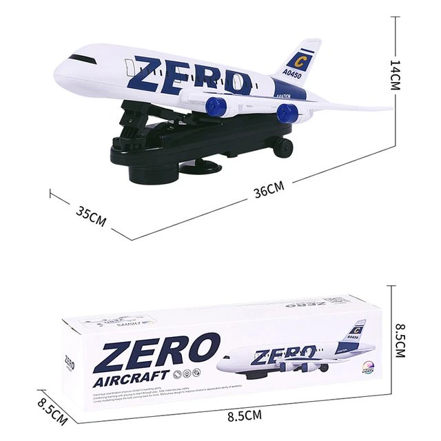 Zero Aircraft Plane with lights and music Airplane – Sellet