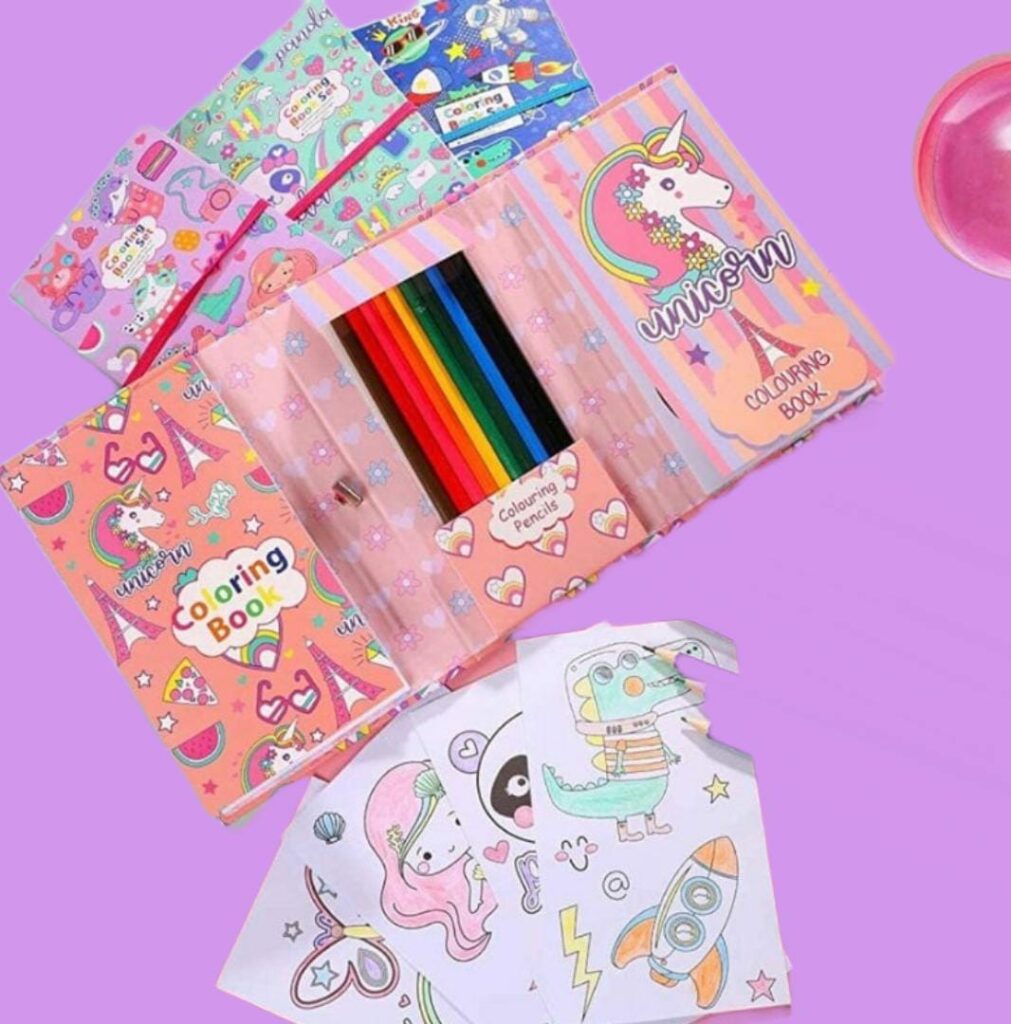 (2 Pcs/Set) Coloring Book Set in Assorted Designs – SELLET