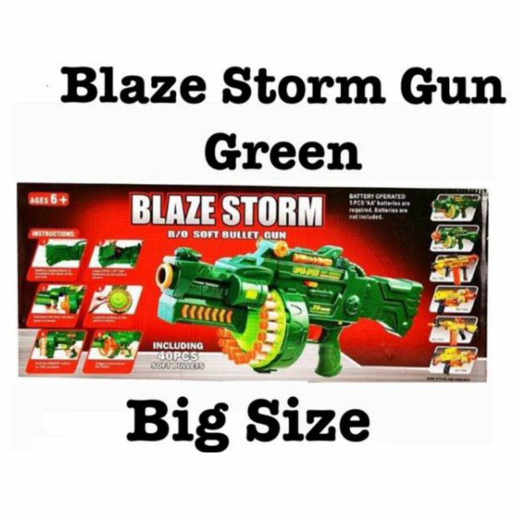 Big Size Blaze Storm Soft Bullet Gun – SELLET