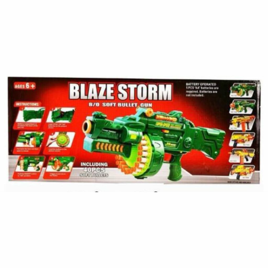 Big Size Blaze Storm Soft Bullet Gun – SELLET