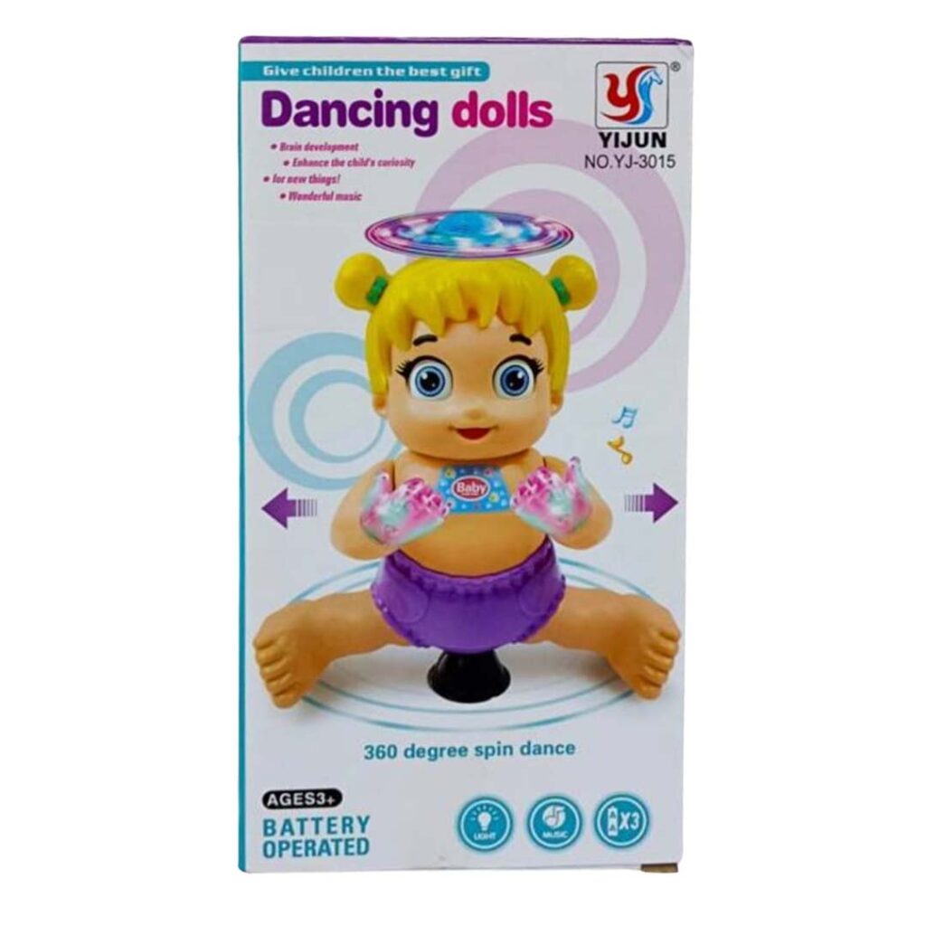 360° Spin Dancing Doll with Light and Music – Sellet