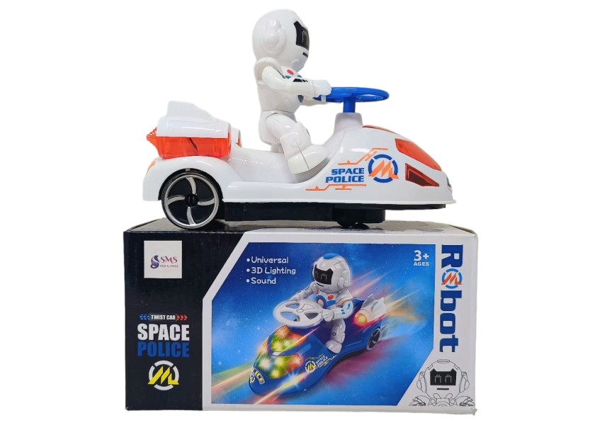 Space Police Car with Light and Music – Sellet