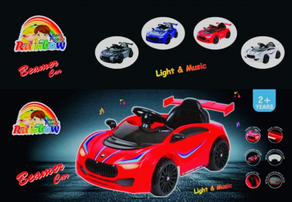 Beamer Electric Car with 1 motor and 1 battery, Front and Back Light ...