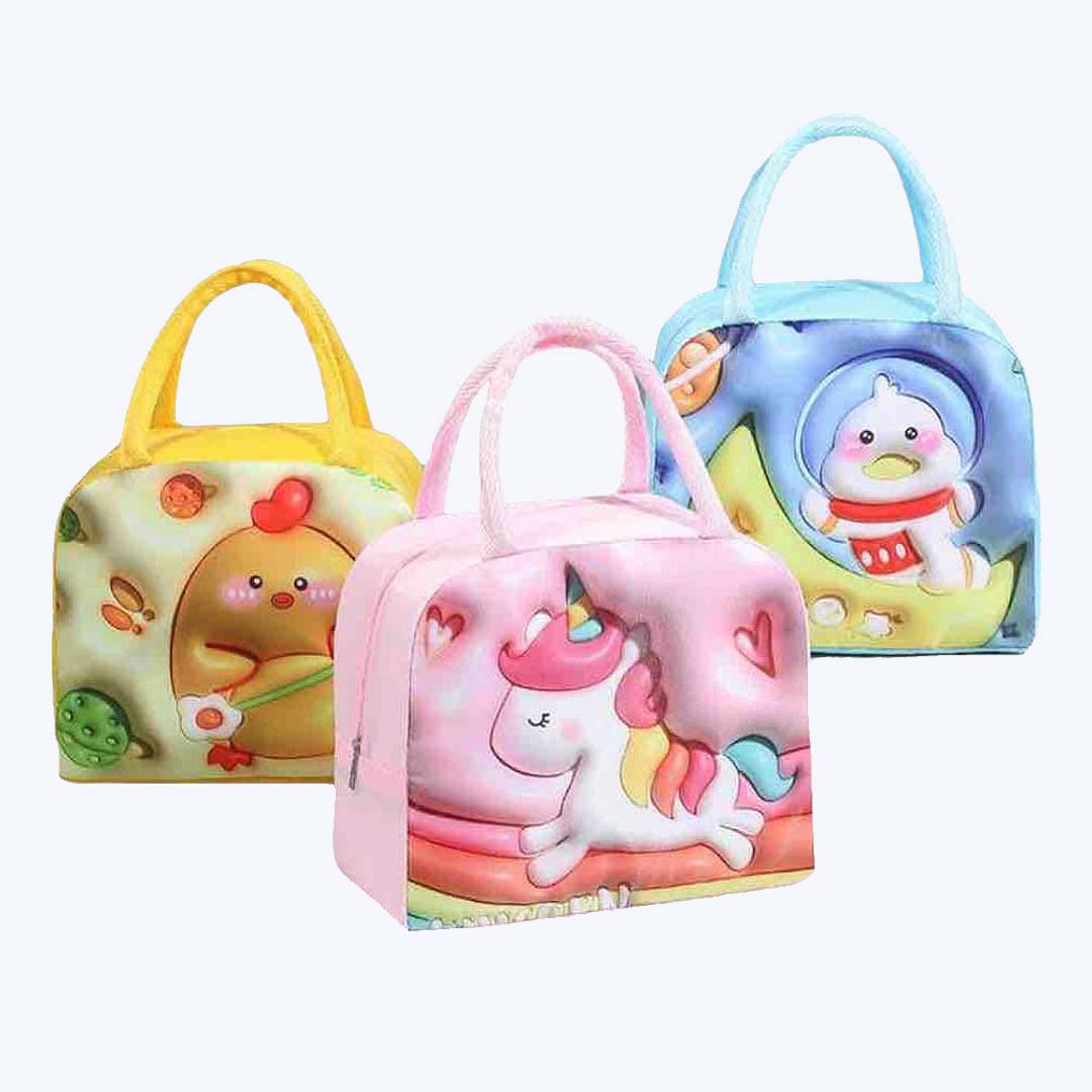 Cartoon Printed Lunch Box / Tiffin Box Bag – Sellet