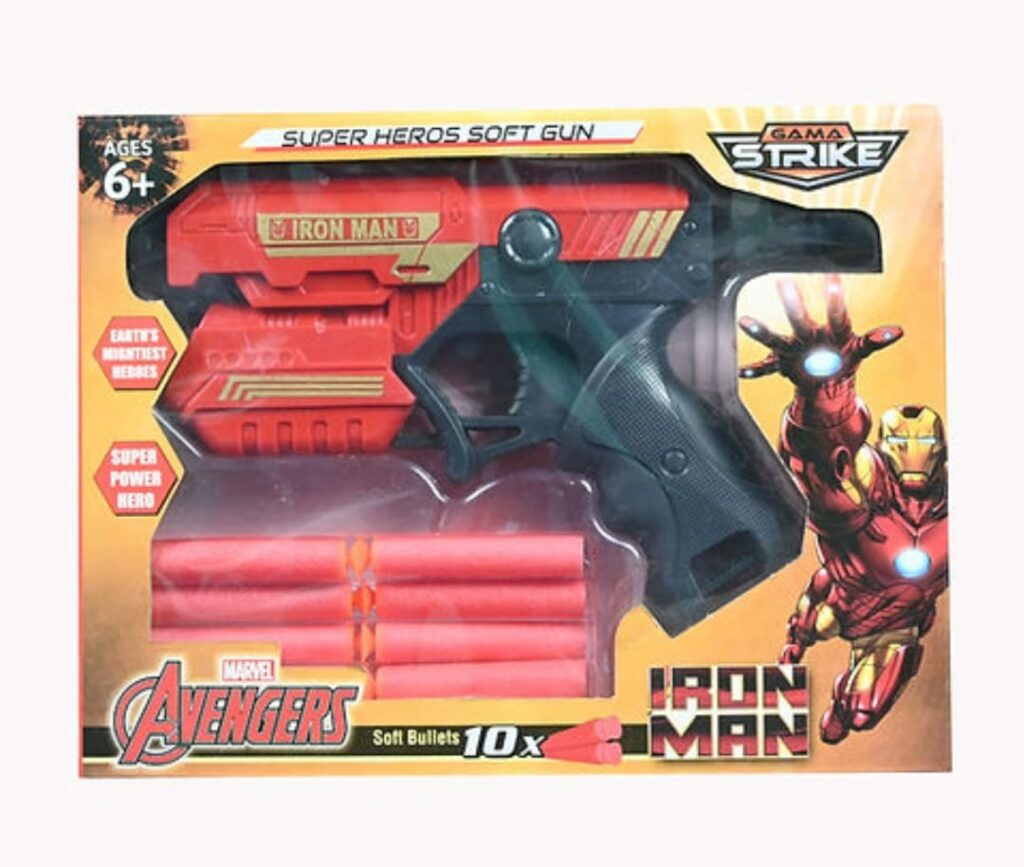 Iron Man Soft Bullet Gun – Sellet