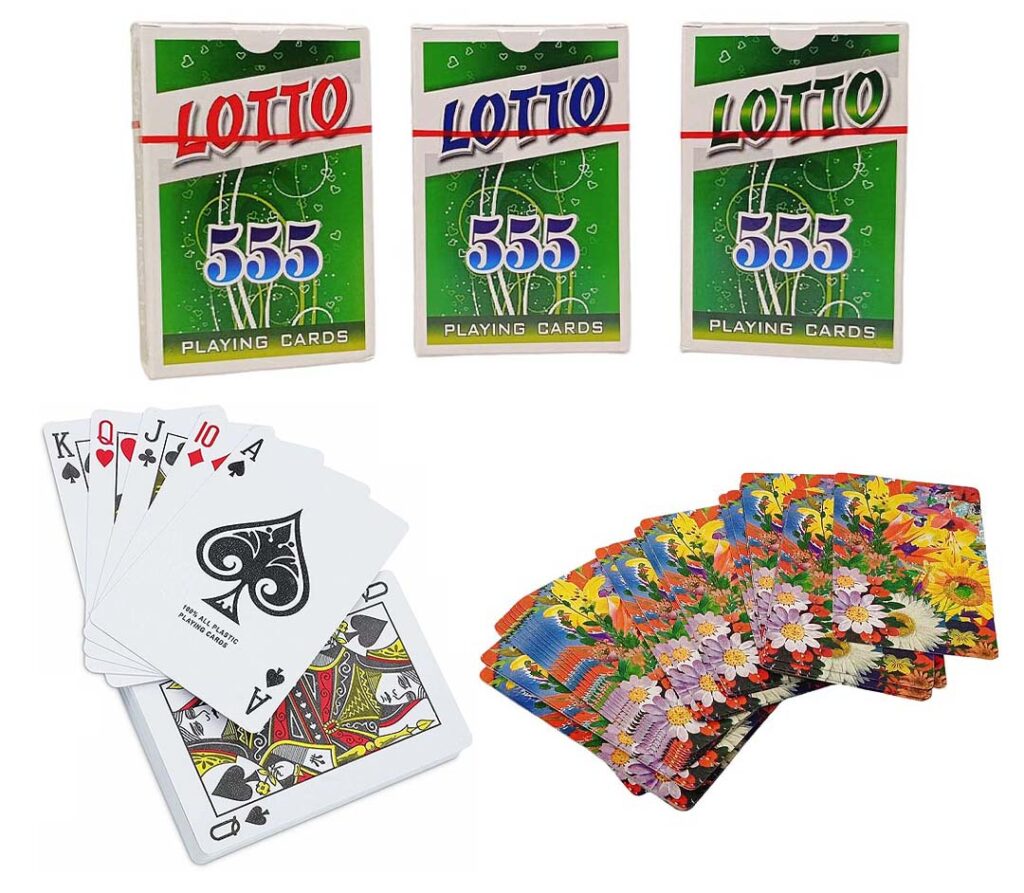 (12 Pcs) Lotto 555 Playing Cards – Sellet