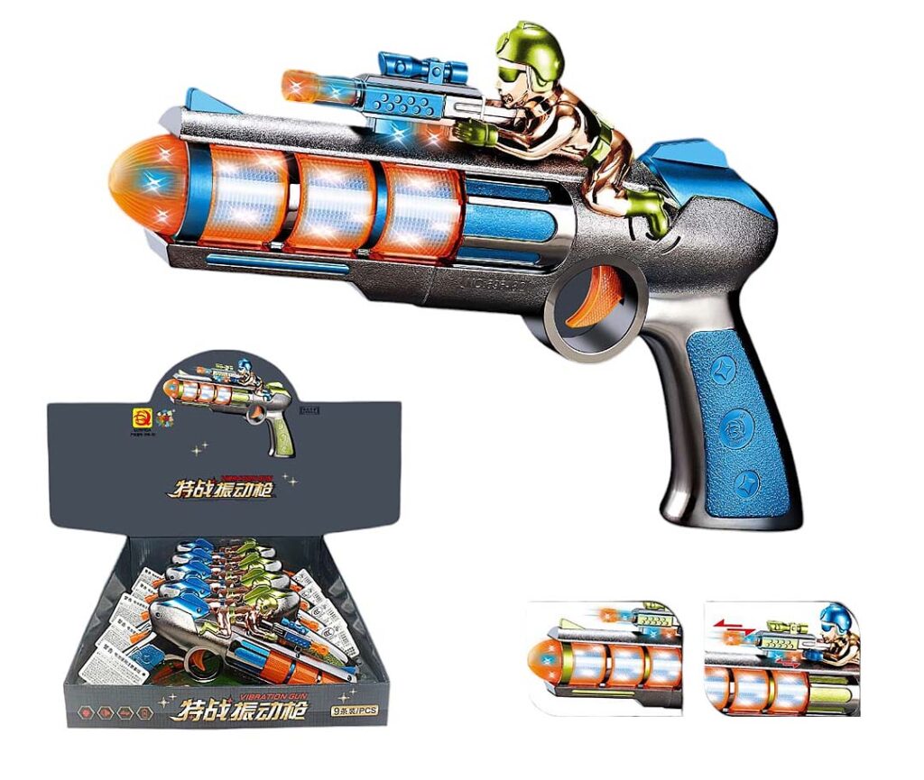 (9 Pcs) Vibration Gun with Light and Sound – Sellet