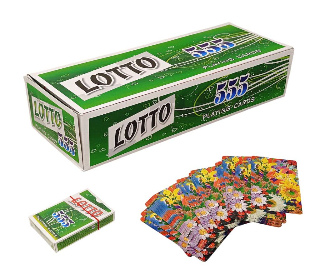 (12 Pcs) Lotto 555 Playing Cards – Sellet