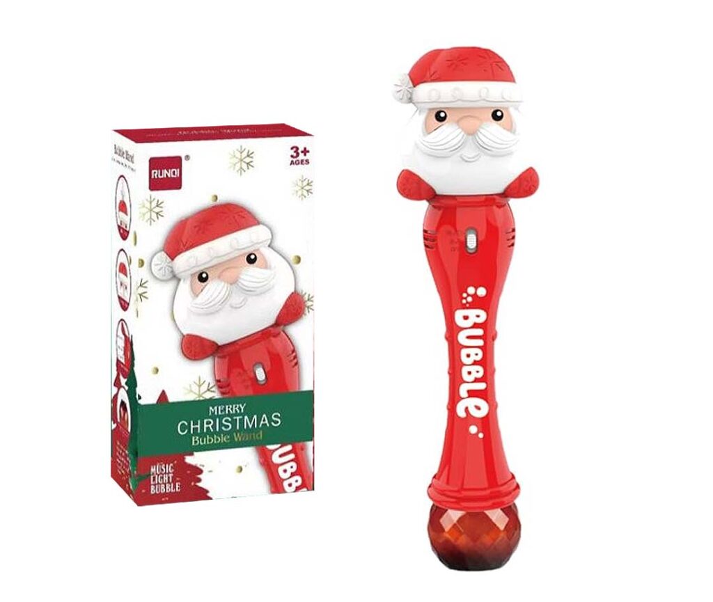 Santa Bubble Wand with Light and Music – Sellet