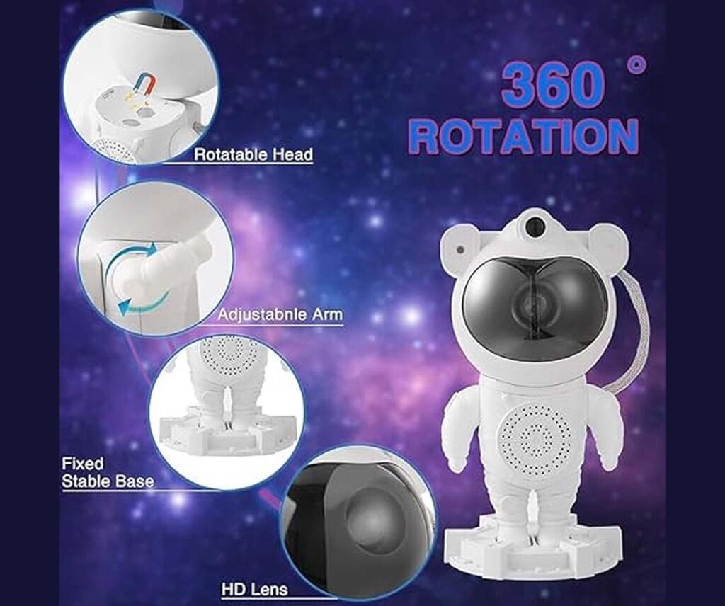 Spaceman Bluetooth Speaker with Projector – Sellet