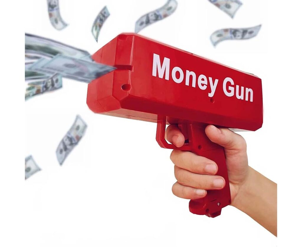 Cash Thrower – Money Gun Currency Gun Note Gun – Sellet