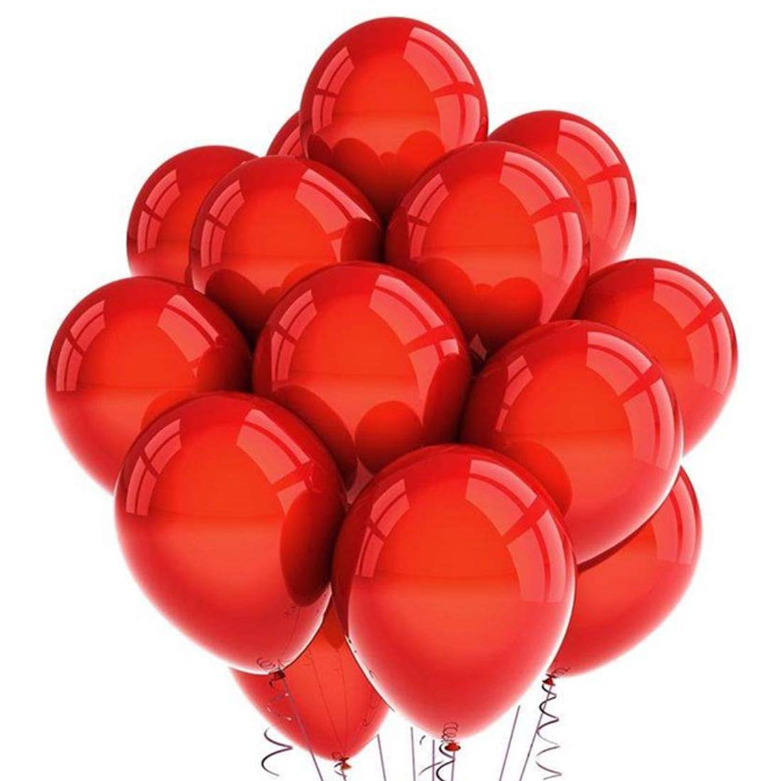 (50 pc) Large Red Color Metallic Balloon – Sellet