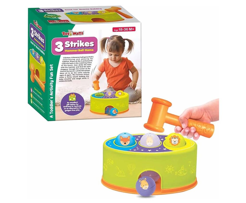 3 Strikes Hammer Ball Game – By Toy Mate – Sellet