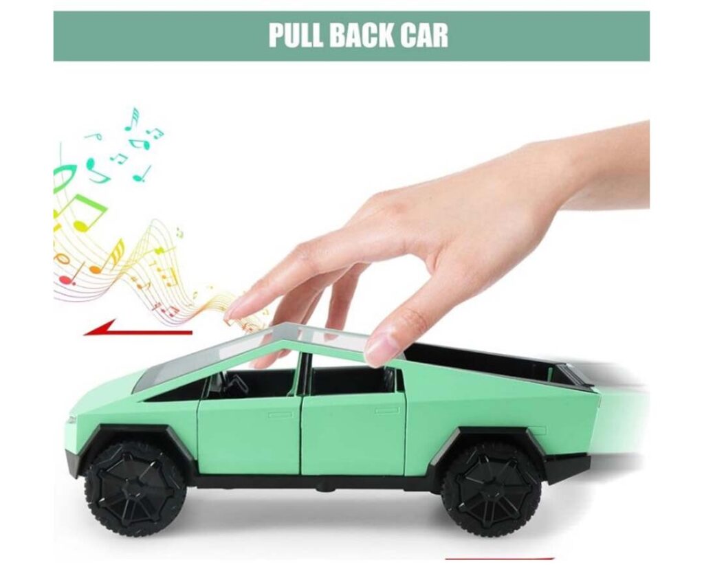 1:36 Scale Die Cast Tesla Pull Back Car – Sellet