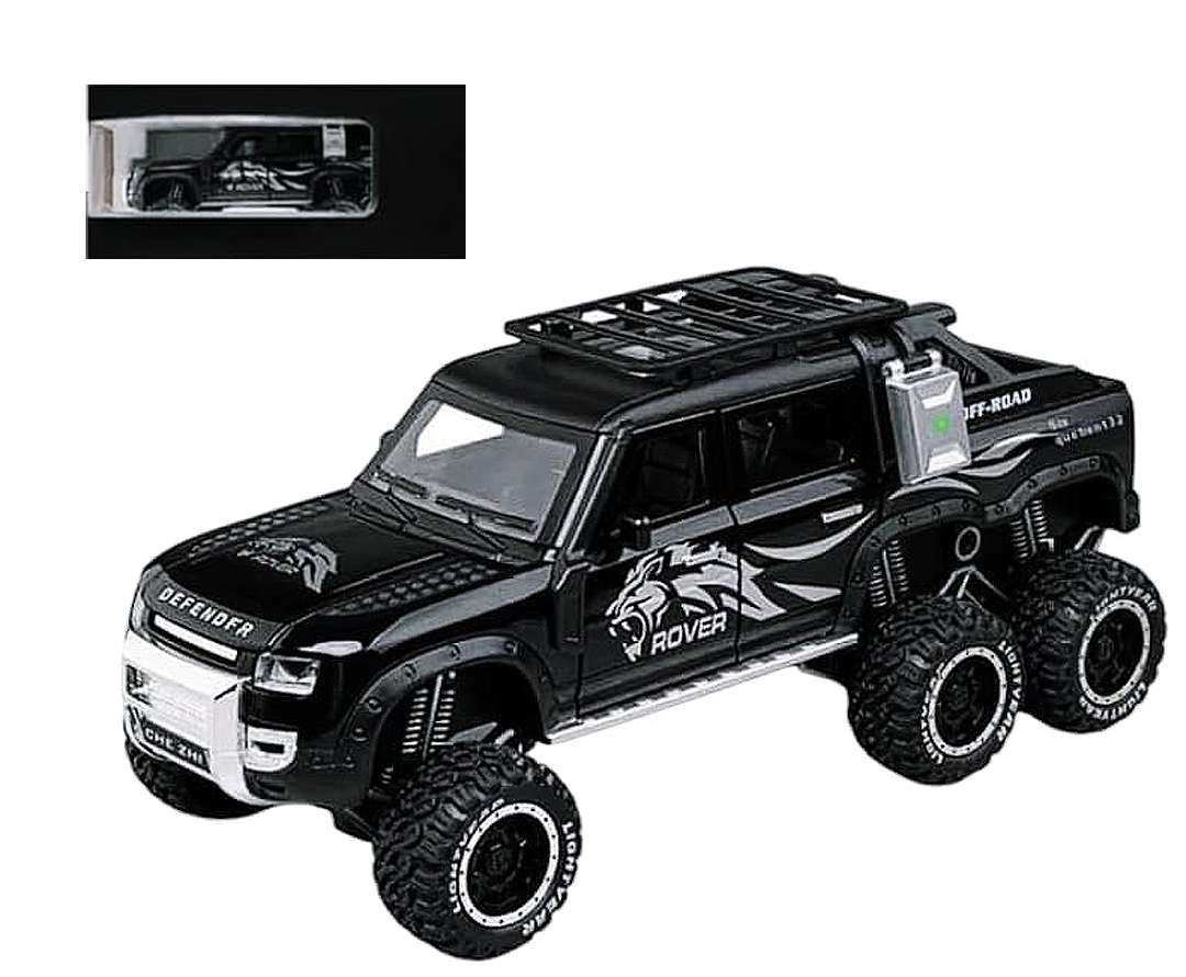 1:24 Big Size Scale Die Cast Metal 6X6 Land Rover Defender Car – Sellet
