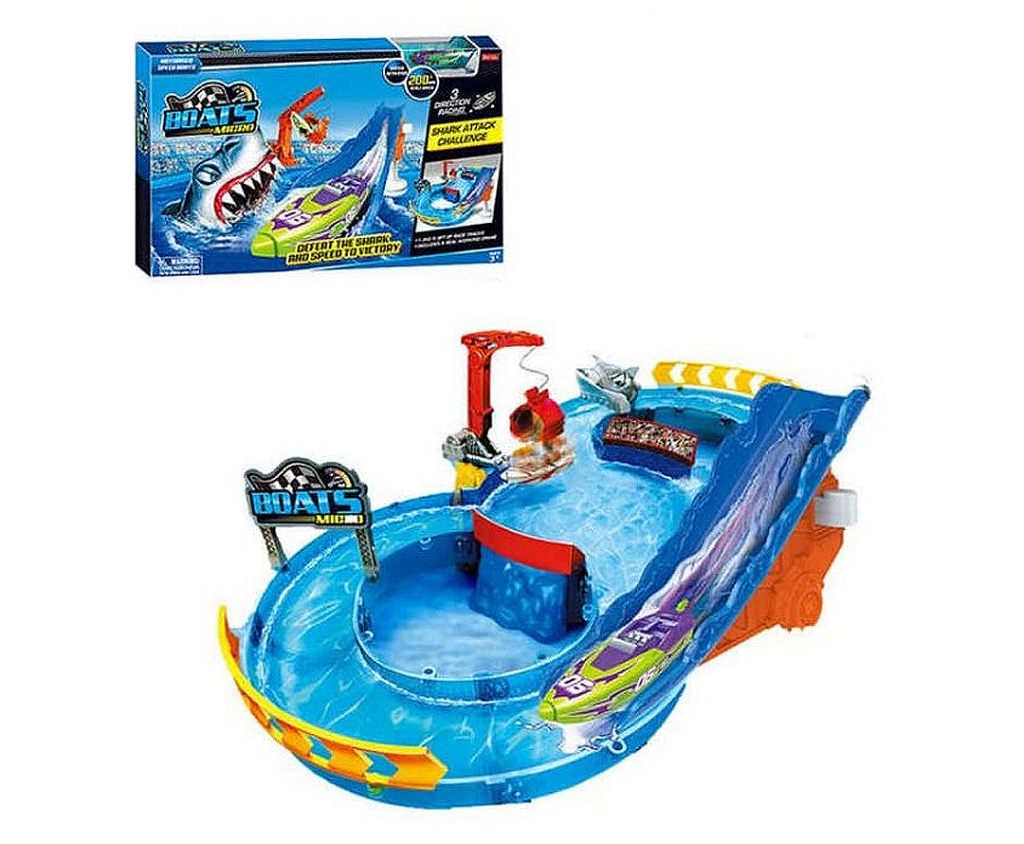 Boats Micro | Penbli | Motor Boat Race Track Set Water Game Battery ...