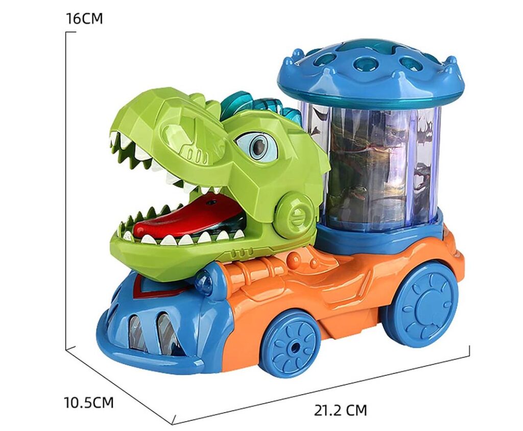 Dinosaur Car with LED Lights and Music – Sellet