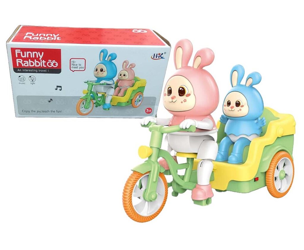 Funny Rabbit Rickshaw with Light and Music – Sellet