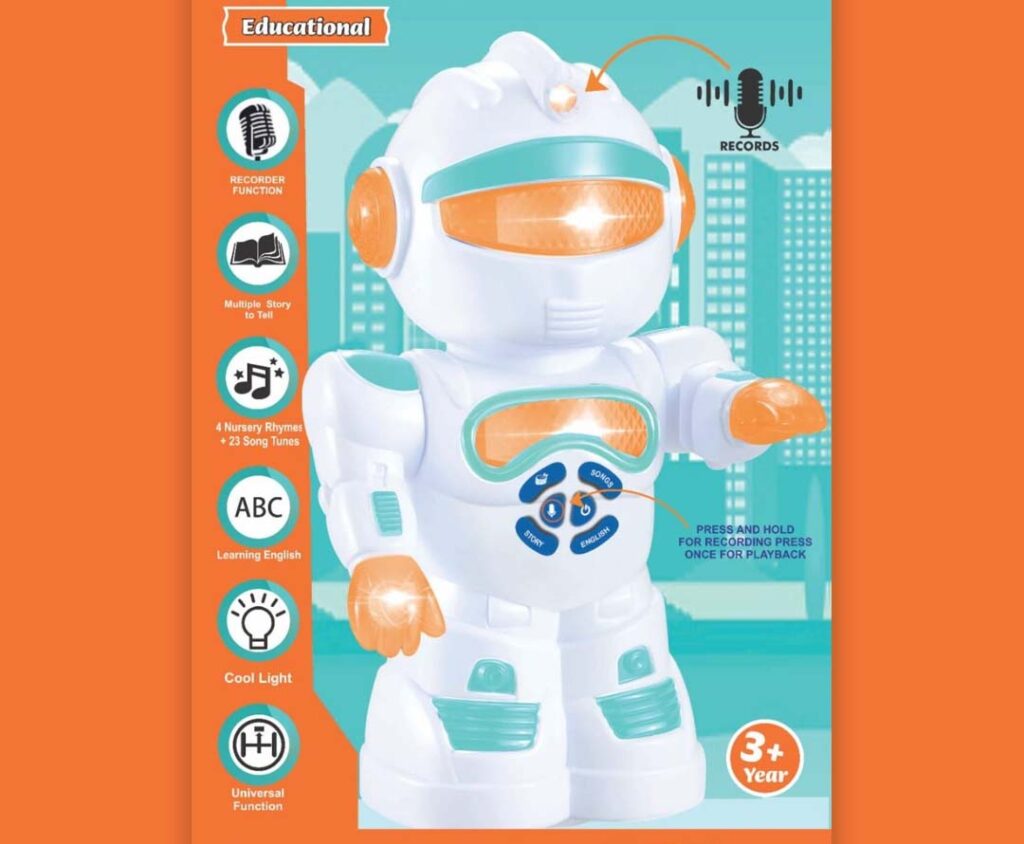 Educational Smart Robot with Light and Sound – Sellet