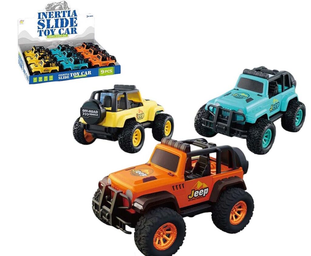 (9 Pcs) Inertia Slide Car Set Toy – Sellet