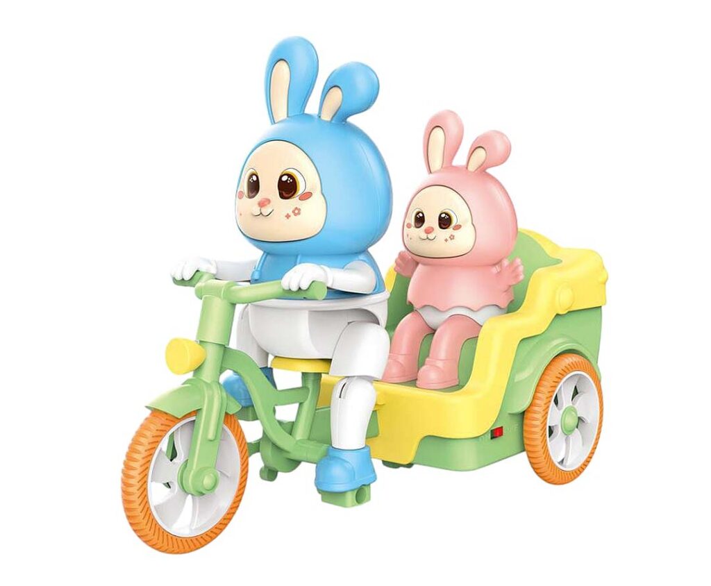 Funny Rabbit Rickshaw with Light and Music – Sellet