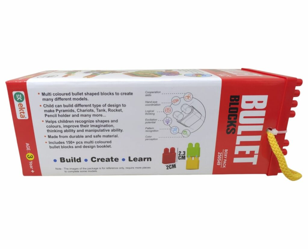 150+ Pcs Bullet Blocks Boxy Pack (Interlocking Blocks) – Sellet