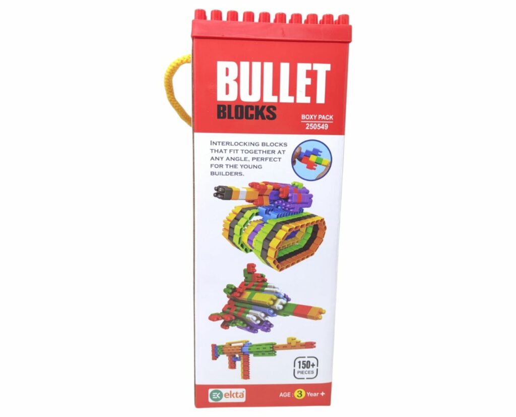 150+ Pcs Bullet Blocks Boxy Pack (Interlocking Blocks) – Sellet