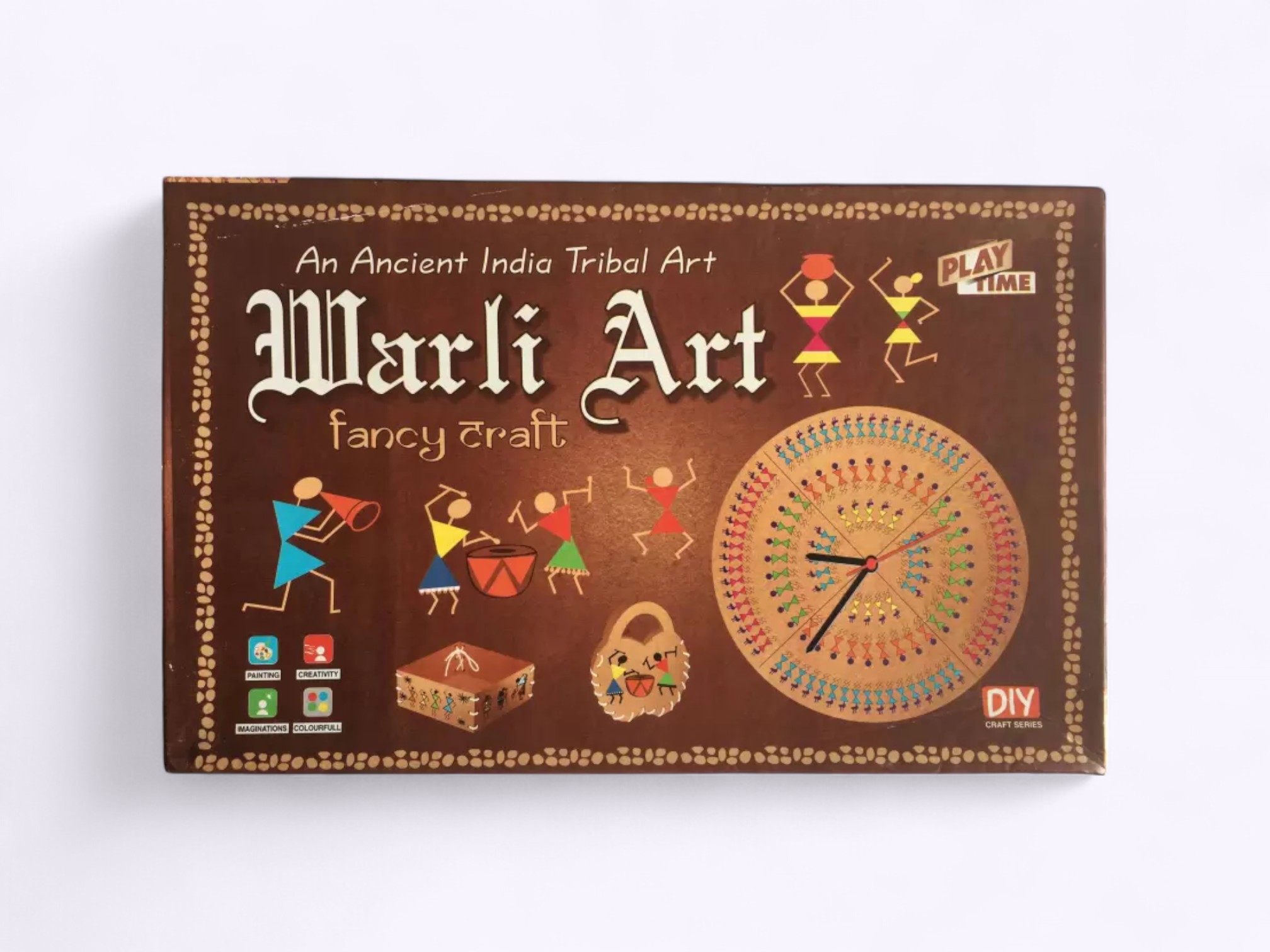 Warli Art Fancy Craft DIY Kit – Ancient Indian Tribal Art & Painting ...